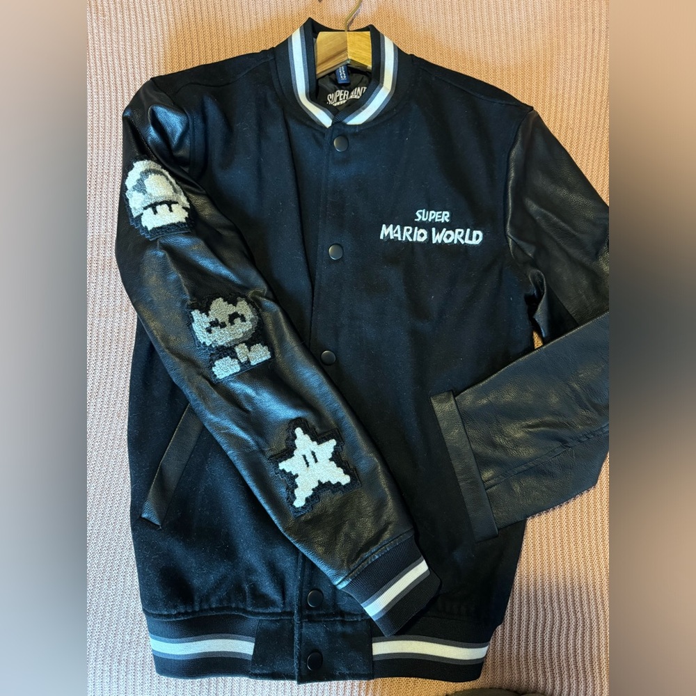 H&M - Super Mario World Varsity Jacket - Gem